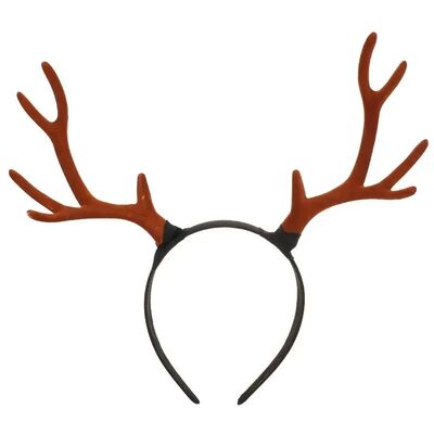 Christmas Gift Antler Flocked Deer Branch Headband Multipurp
