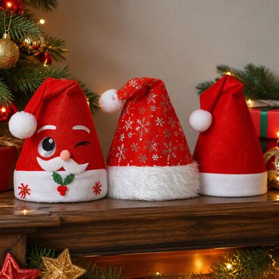 Christmas Hat Antlers Hat Christmas Gift Santa Claus Hat Adu