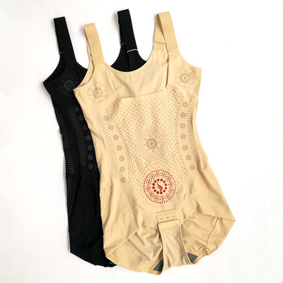 戴维诗塑身衣女紧身束腰美体无痕负离子产后收腹束身连体衣33320