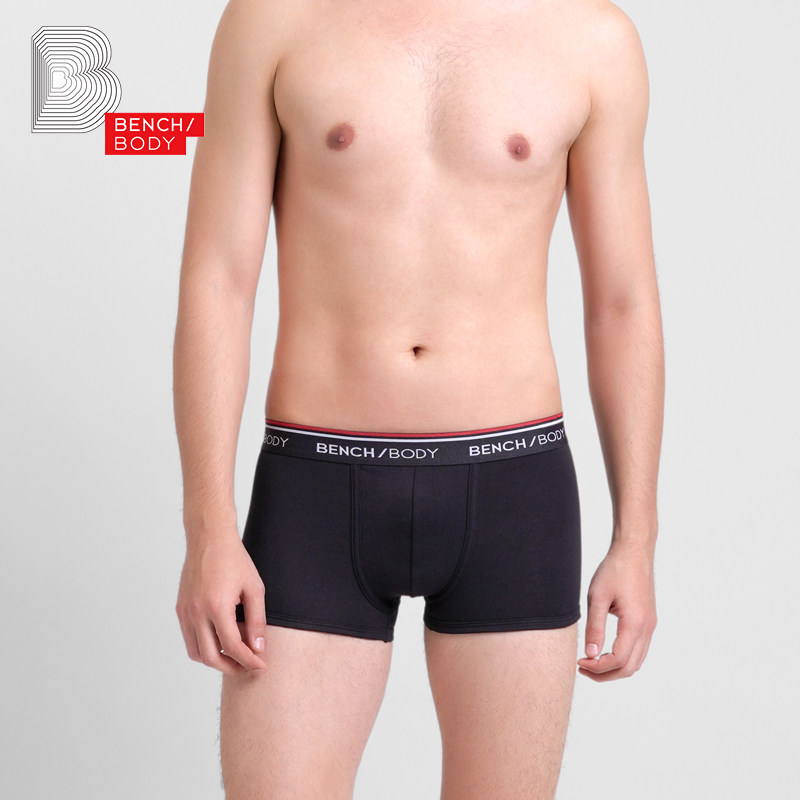 bench/BODY/奔趣2023秋新品男士中腰纯色内裤棉质平角内裤BUX2042