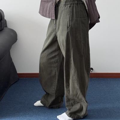 CCD「立体重工」做旧弯刀裤