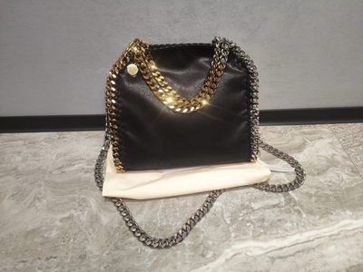 双色个性潮流小欧美单肩斜挎包