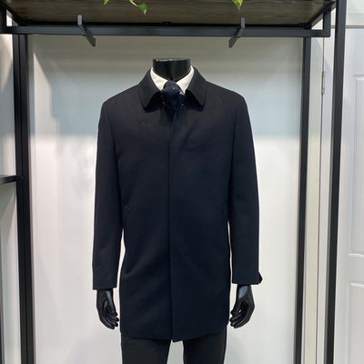 领佐诺依秋冬男士毛呢大衣