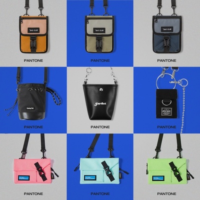 INF潮牌|马卡龙色魔术贴小包手机包斜跨单肩包男女，情侣同款