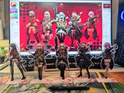 Arm Mujica战术风格二创立牌k9个性摆件母鸡卡军迷亚克力装饰