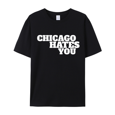 Rapper Chief Keef Chicago Hates You Same 短袖T恤男女上衣夏季