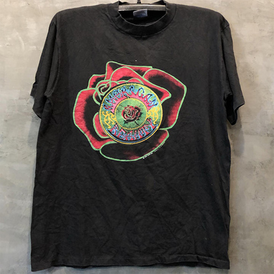 ins超火摇滚乐队宽松潮流短袖T恤