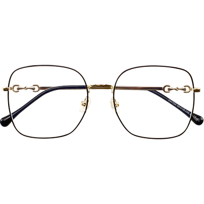 小红书同款金属大框女近视眼镜