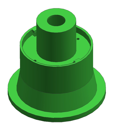 圆盖注射模具设计17036-三维+二维图10张+模流+文档