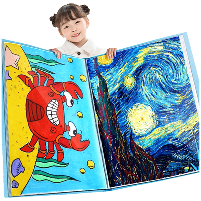 a2画画收纳册儿童美术画夹作品集