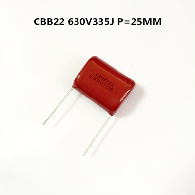 CBB22金属化聚丙烯电容器630V335J 3.3uF P25MM