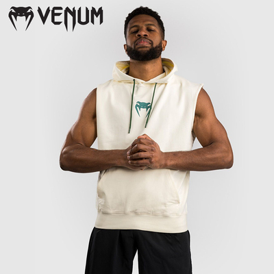 VENUM毒液 Sparring无袖连帽衫男女休闲无袖背心跑步健身抽绳短袖