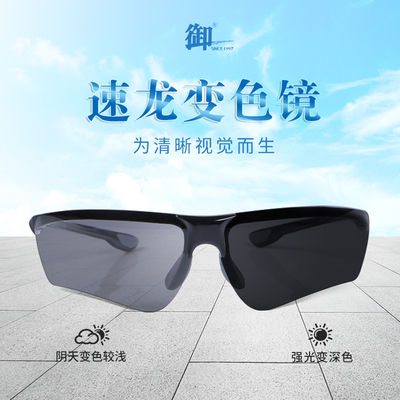 御牌D2308C08速龙变色镜偏光太阳镜开车钓鱼眼镜运动户外墨镜骑行