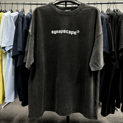 突触景观乐队Synapscape街头穿搭基础款日常休闲ins电影感T恤短袖