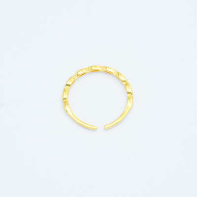 【店铺专属】18k金菱光开口戒指女轻奢小众饰品【WT0454】不脱模