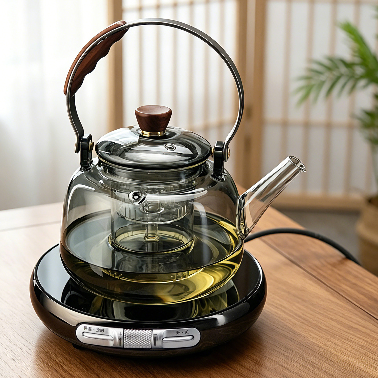玻璃煮茶壶2026新款围炉家用提梁壶耐高温明火电陶炉提梁壶套装