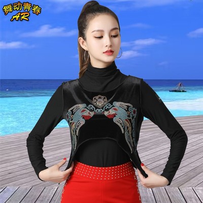 时尚跳舞马甲金丝绒燕尾小马甲