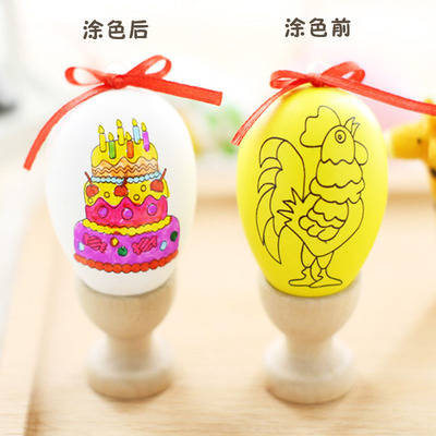 复活节彩绘鸡蛋卡通带图