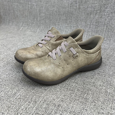 外贸大码女鞋妈妈鞋足弓垫脚感爆棚复古一脚蹬超轻休闲单鞋 F5091