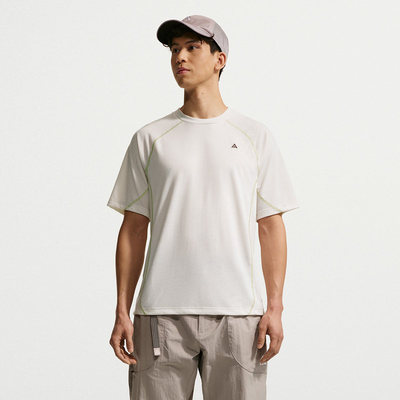 Nike耐克男装短袖运动T恤白色透气撞色休闲上衣夏季IQ6349-030