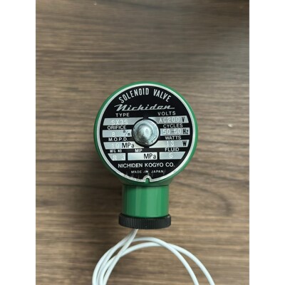 Nichiden SX3S 电磁阀 全新未使用原厂件 现货.全新拍前请询价
