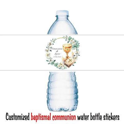 New Personalized Customized Water Bottle Sticker Year's Eve