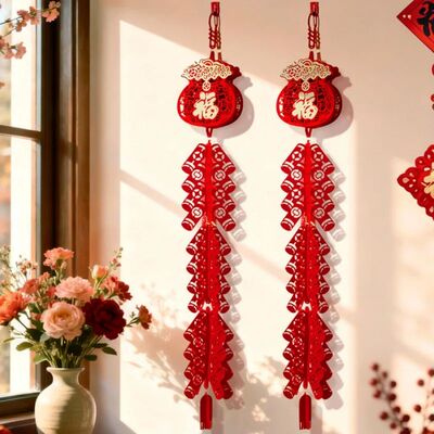 1pc/2pcs2026Year of the Horse Spring Festival Firecracker Ha