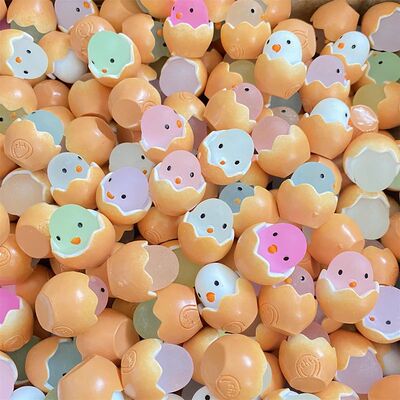 20Pcs Easter Eggshell Chick Micro Landscape Decorations Glow