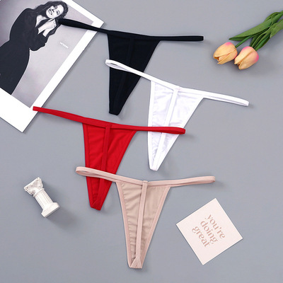 Sexy Sports Panties Ms Underpants Seamless Thong String 内裤