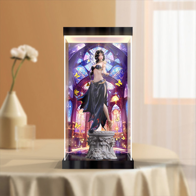 川帝适用BearPanda 鬼刀 风铃 邂逅 手办模型亚克力灯箱展示盒