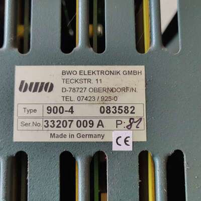 可维修BWO ELEKTRONIK 900-4工业控制模块，德国原议价