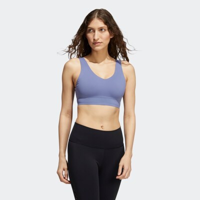 Adidas/阿迪达斯 女子Cozy Yoga Bra 低强度运动胸衣 GU7076