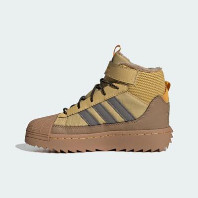 Adidas/阿迪达斯 大童三叶草经典贝壳头中高帮运动鞋 IG4317