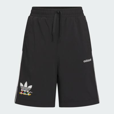 Adidas/阿迪达斯 大童亲子三叶草迪士尼联名款运动短裤 JM7298