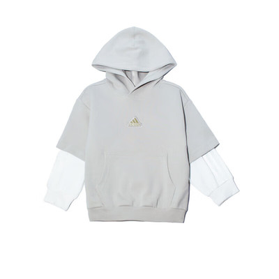 Adidas/阿迪达斯 大童亲子二合一运动休闲连帽卫衣 IT4064