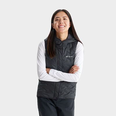 Columbia/哥伦比亚 女子银点保暖防风背心羽绒马甲 WR8716-010