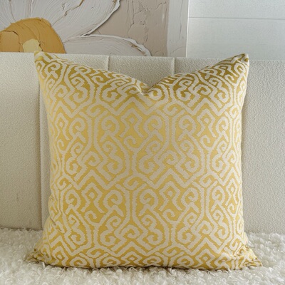 双面花纹床头沙发靠枕抱枕套