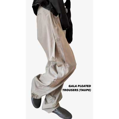 vujade008gala羊毛混纺西裤