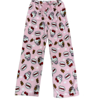 Cute y2k Hello Kitty猫  Pajama Pants Christmas Sanrio Anime