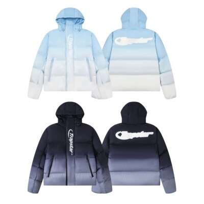 Trapstar渐变连帽加厚羽绒服
