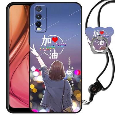 vivoY30手机壳女V2034A情侣viv0网红y30g硅胶voviy磨砂丫30外壳V2066BA全包vivoy软y30防摔套viviy男Y30卡通
