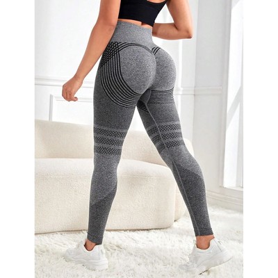 Sports Pants With Sexy Lines Lifting Buttocks Sports Tight P