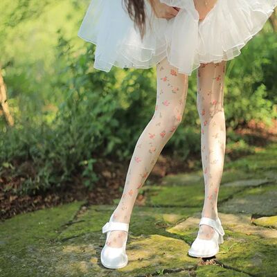 Pantyhose Women Style Thigh High Stockings Women Tights Flor