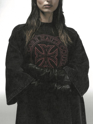 ALICE HOLLYWOOD TOO HIGH OVERSIZED HEAVY T-SHIRT 宽松T恤