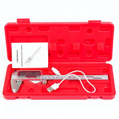 Rechargeable digital caliper, high-precision industrial grad