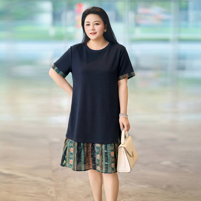 MsShe大码女装棉柔感连衣裙