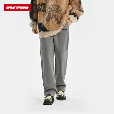 SprayGround休闲宽松直筒裤