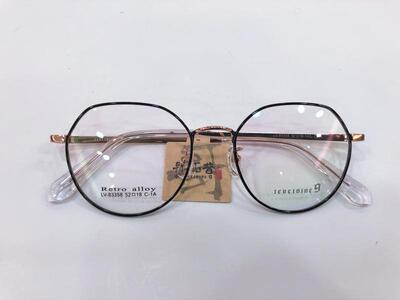 商务休闲文艺合金多边形眼镜架