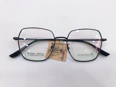 商务休闲文艺合金多边形眼镜架