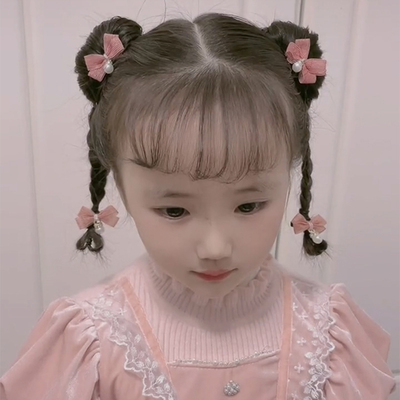 蝴蝶结发夹小辫发卡宝宝发饰